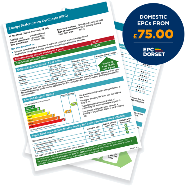 Domestic EPC Certificates Dorset, Residential EPCs - EPC Dorset